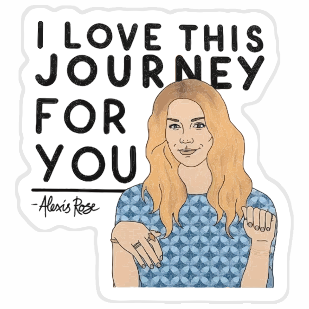 Alexis Rose Sticker – Bourbon Pride