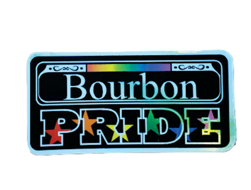 Bourbon Pride Sticker