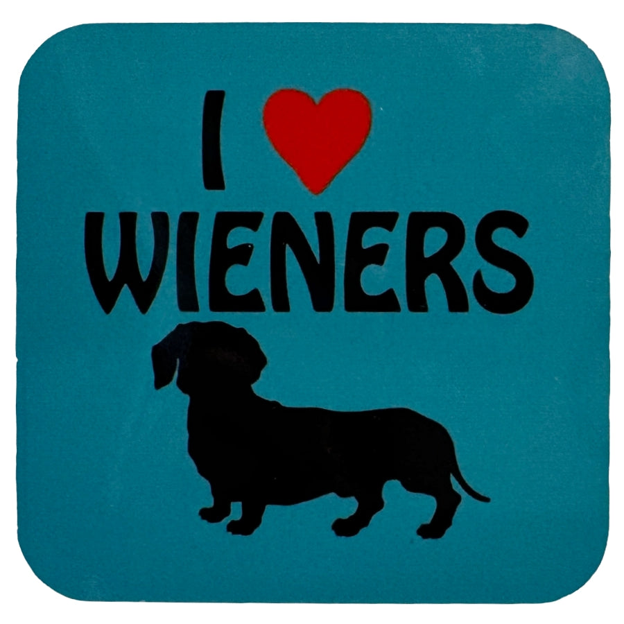 I Love Weiners Magnet – Bourbon Pride
