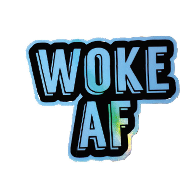 Woke AF Sticker – Bourbon Pride